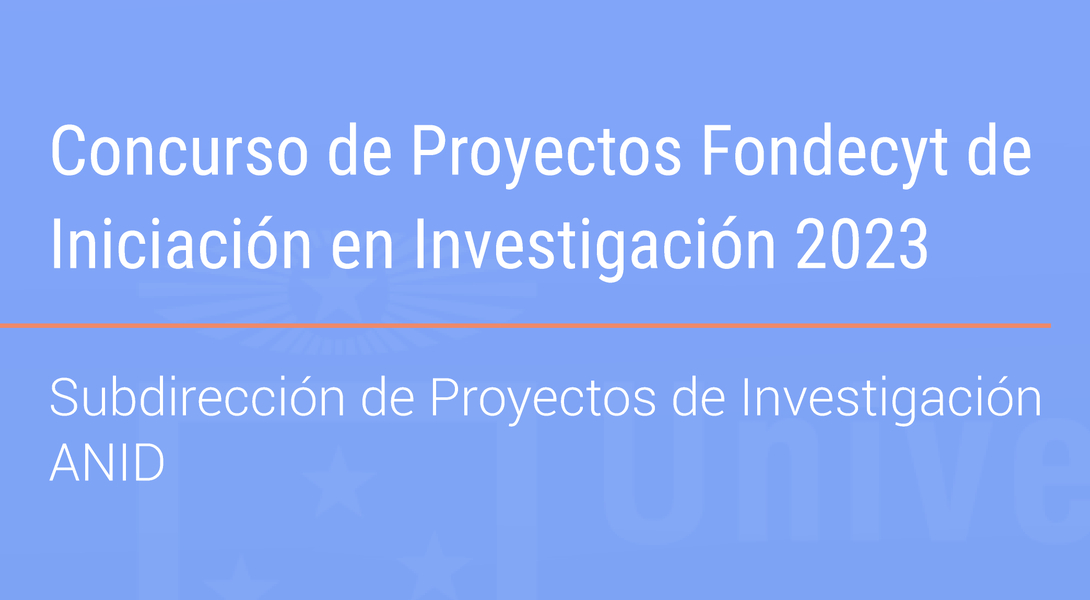 Dos académicos del programa adjudican Fondecyt de Iniciación